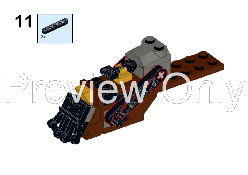 LEGO MOC Steampunk Barc Speeder by Leonimocs | Rebrickable - Build with ...