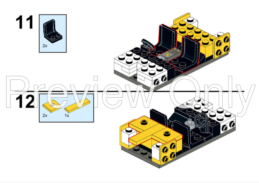LEGO MOC 462-B Landspeeder by Rebel.Punk | Rebrickable - Build with LEGO