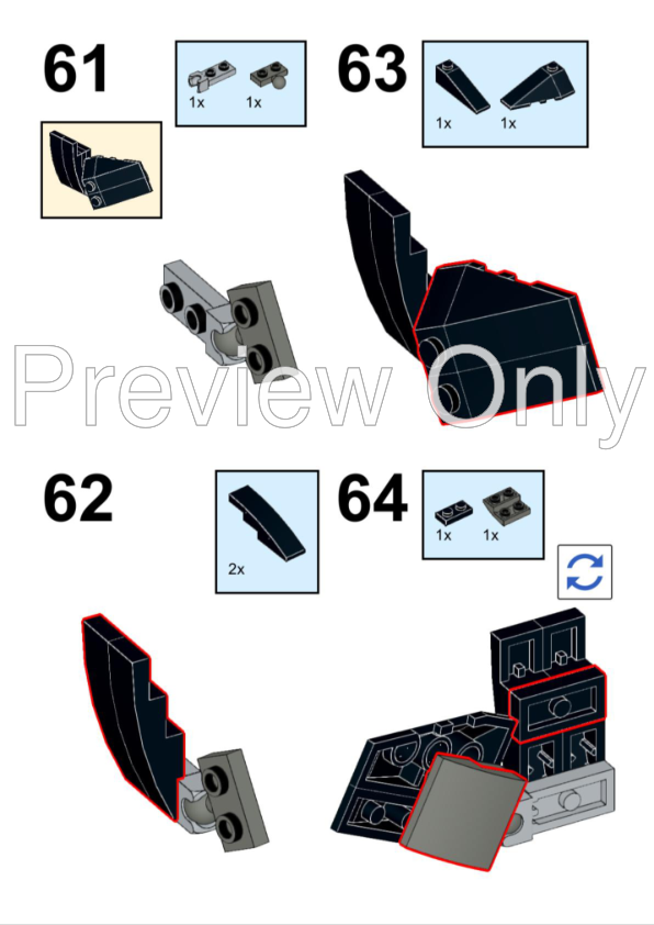 LEGO MOC Xeno Vulcan by luisfn | Rebrickable - Build with LEGO