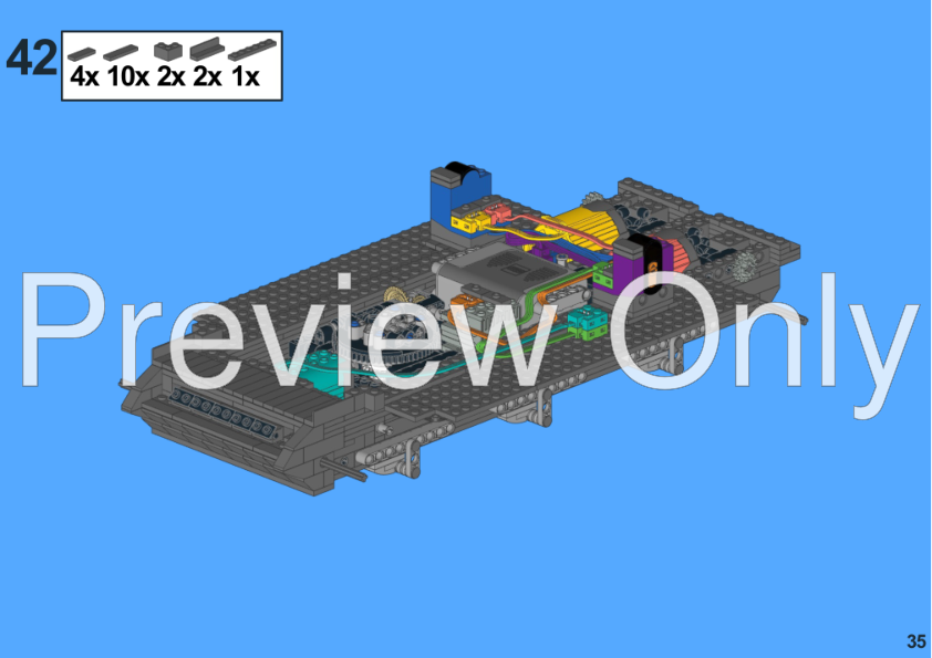 LEGO MOC WW2 Tank - Tiger (P) - VK 45.01 (P) by Gautsch | Rebrickable ...