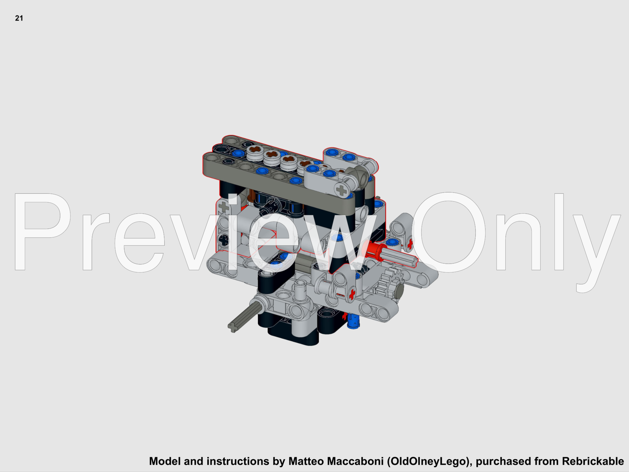 LEGO MOC DAF F2800 crane truck 42128 B model by OldOlneyLego ...