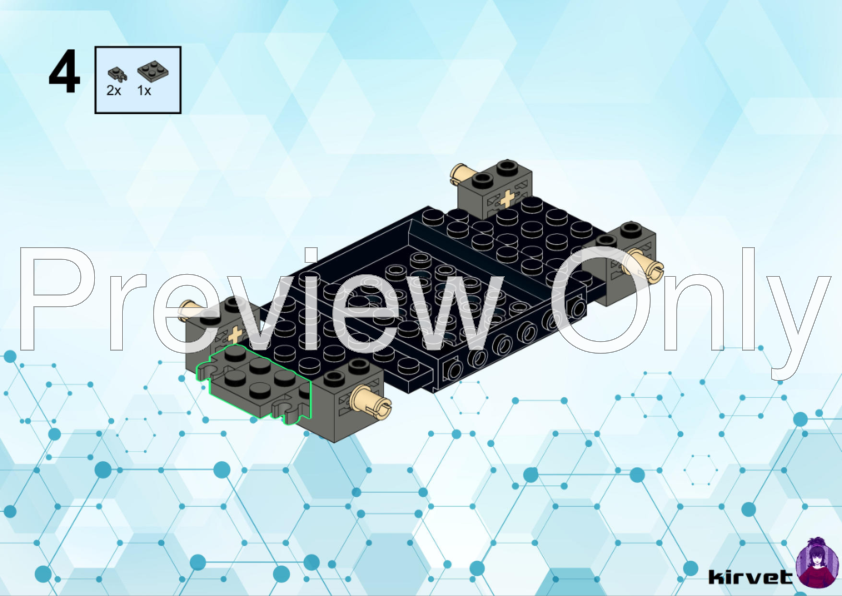 LEGO MOC 76908 Mercedes W114 by Kirvet | Rebrickable - Build with LEGO