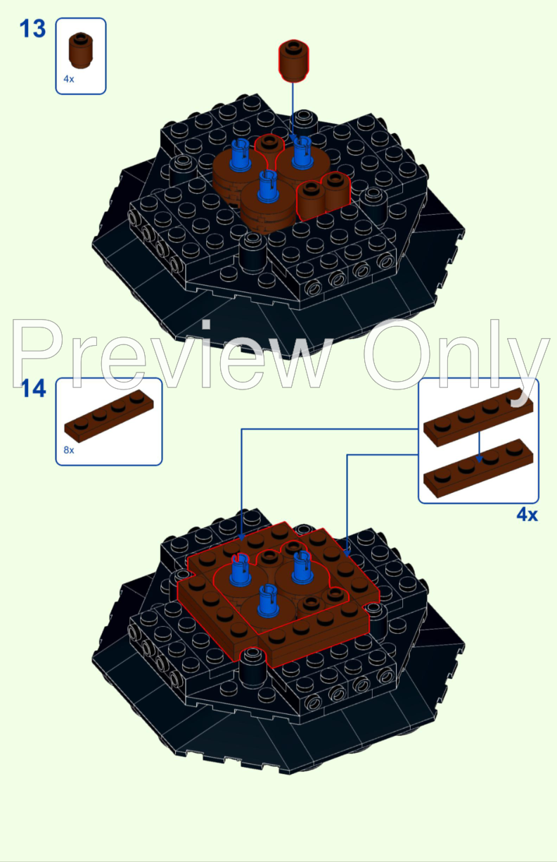 LEGO MOC Siberian Iris (BT025) by DoctorOctoroc | Rebrickable - Build ...