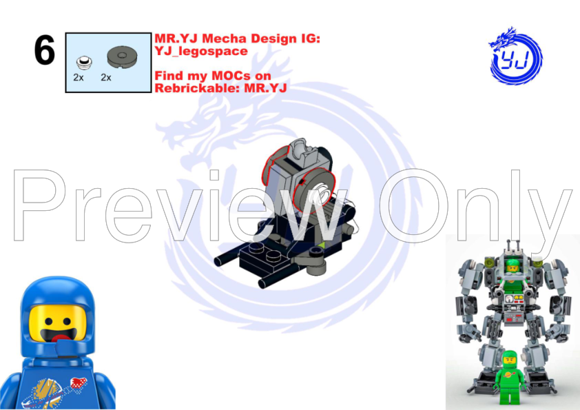 LEGO MOC SPACE-Mech SUITS TYPE.2 by MR.YJ | Rebrickable - Build with LEGO