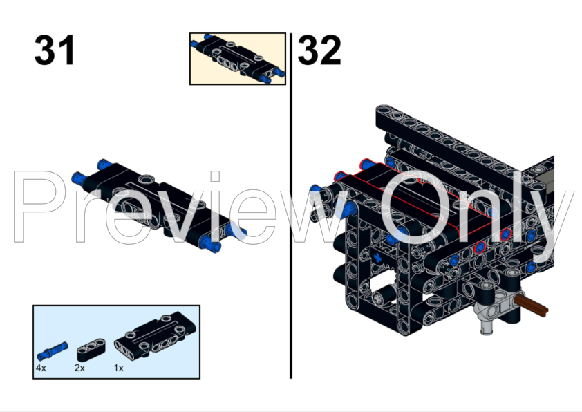 LEGO MOC Custom RC 4x2 Truck - Red Panda by CustomBricks.de ...