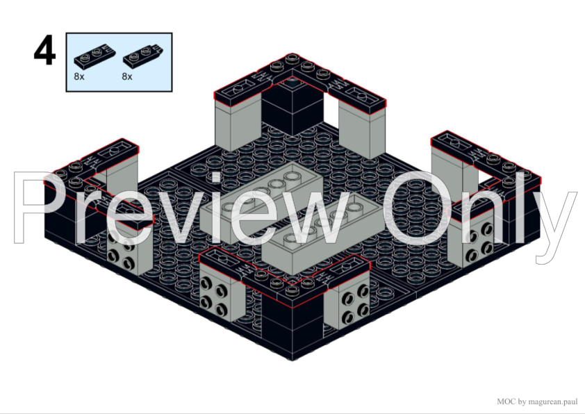 LEGO MOC Borg Cube (micro) by magurean.paul | Rebrickable - Build with LEGO