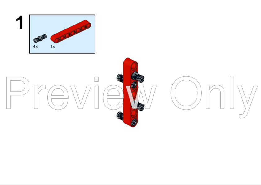 LEGO MOC 42054 Attachments: Prinoth M700 Forestry Mulcher and One ...