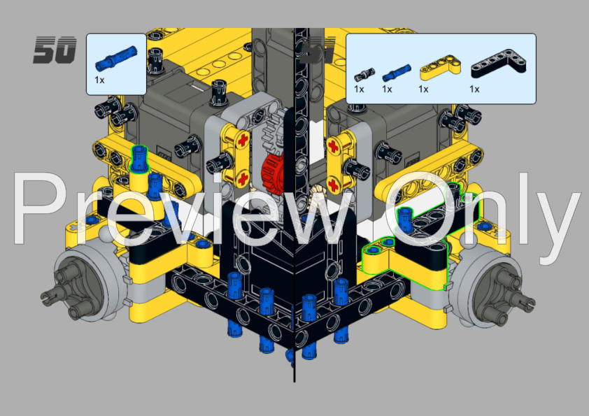 Lego Moc Komatsu D155s Crawler Loader By Mani91 Rebrickable Build