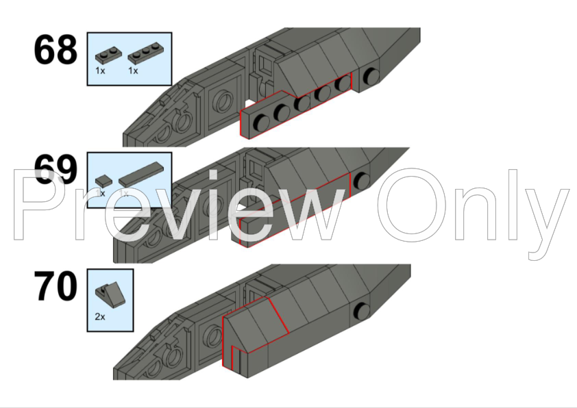 LEGO MOC Hyena Bomber by Wiktor Radomski | Rebrickable - Build with LEGO