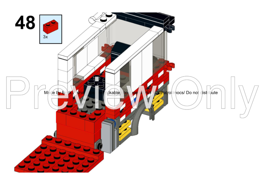 LEGO MOC FRV/CFA Heavy Pumper by Brick Patrol | Rebrickable - Build ...