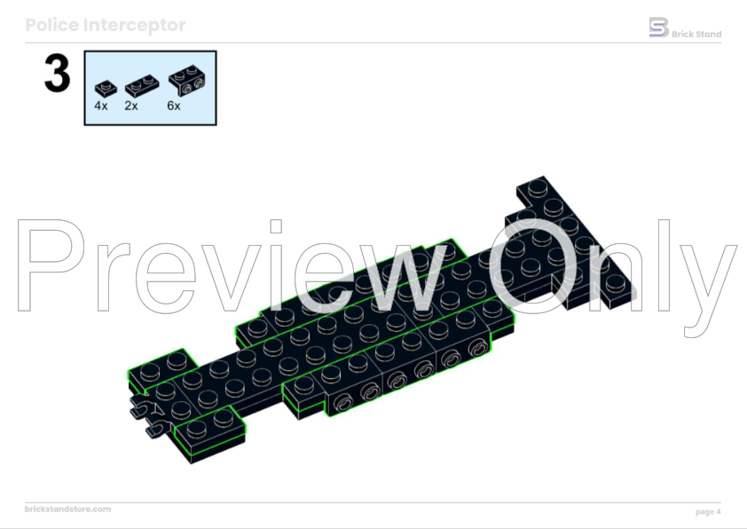 LEGO MOC Police Interceptor by brickstand | Rebrickable - Build with LEGO