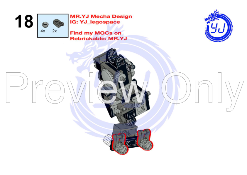 LEGO MOC HEAVY COMBAT Space-Mecha TYPE.5 by MR.YJ | Rebrickable - Build ...