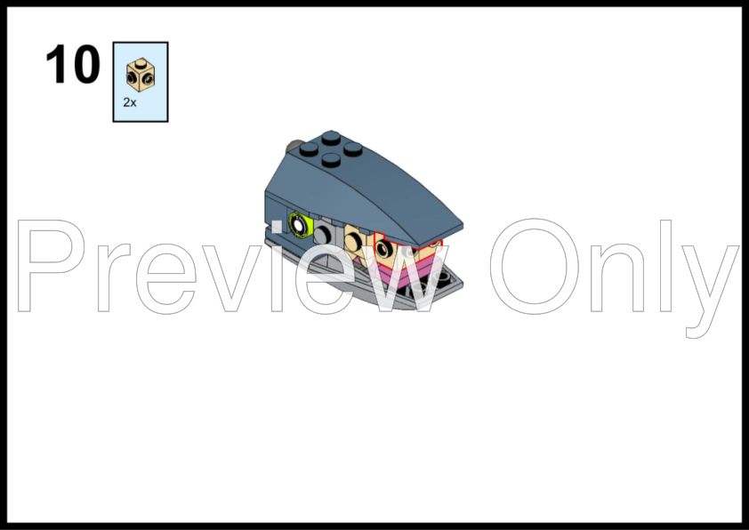 LEGO MOC Mosasaurus by legOtaku | Rebrickable - Build with LEGO