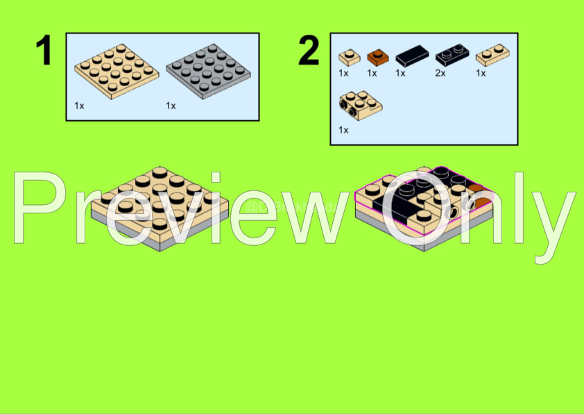 LEGO MOC Casey Jones (Teenage Mutant Ninja Turtles, 1987) Brickheadz by ...