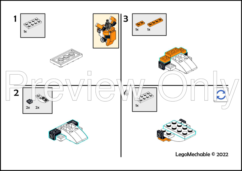 LEGO MOC 31129 - Jaeger Lao Hu by LegoMechable | Rebrickable - Build ...