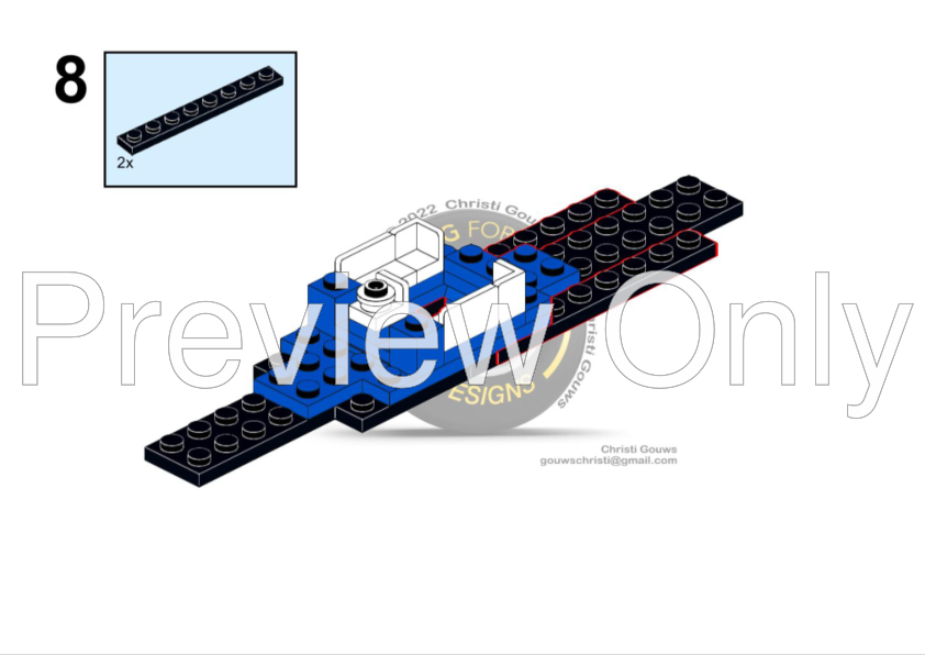 LEGO MOC F1 Williams FW-19 by CGForceDesigns | Rebrickable - Build with ...