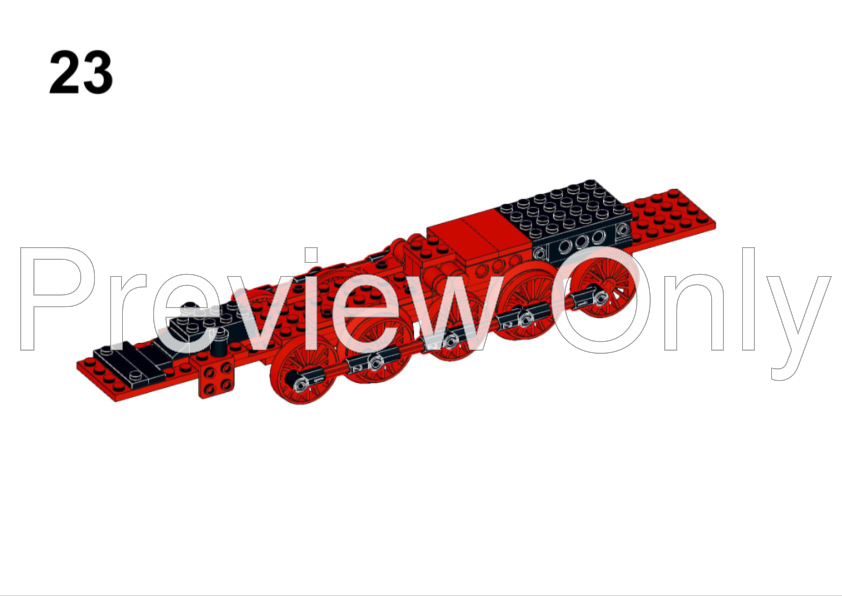 LEGO MOC German Steam Locomotives Moc-Pack (BR23, BR44, BR66) (8w) by ...