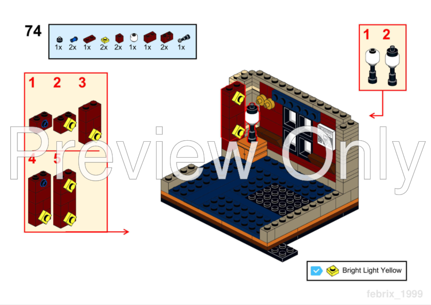 LEGO MOC How I Met Your Mother - Ted's Apartment - 10292 | 21319 - Alternate by febrix_1999 ...