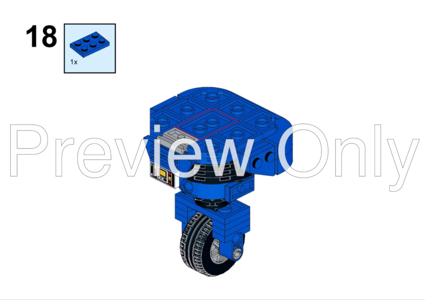 Lego Moc Fallout New Vegas Securitron By Jameshigson0512 Rebrickable