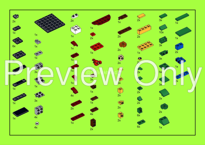 LEGO MOC Leatherhead (Teenage Mutant Ninja Turtles, 1987) Brickheadz by ...