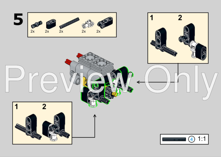 LEGO MOC-116139 42139 Tractor by artemisovsky | Rebrickable - Build ...