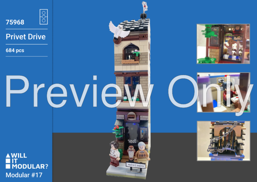 LEGO MOC Privet Drive by underthebricks | Rebrickable - Build with LEGO