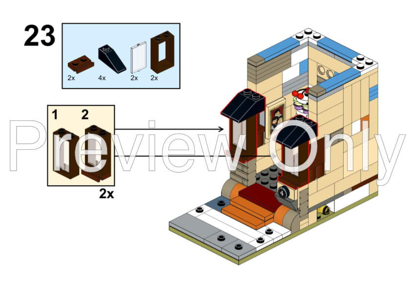 LEGO MOC Privet Drive by underthebricks | Rebrickable - Build with LEGO