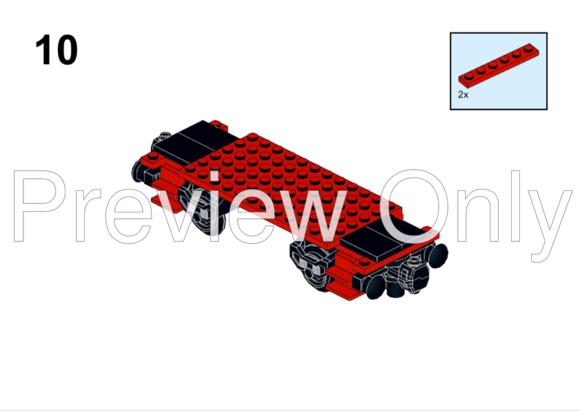 Lego Moc Little Red Caboose By Tasblocker Rebrickable Build With Lego