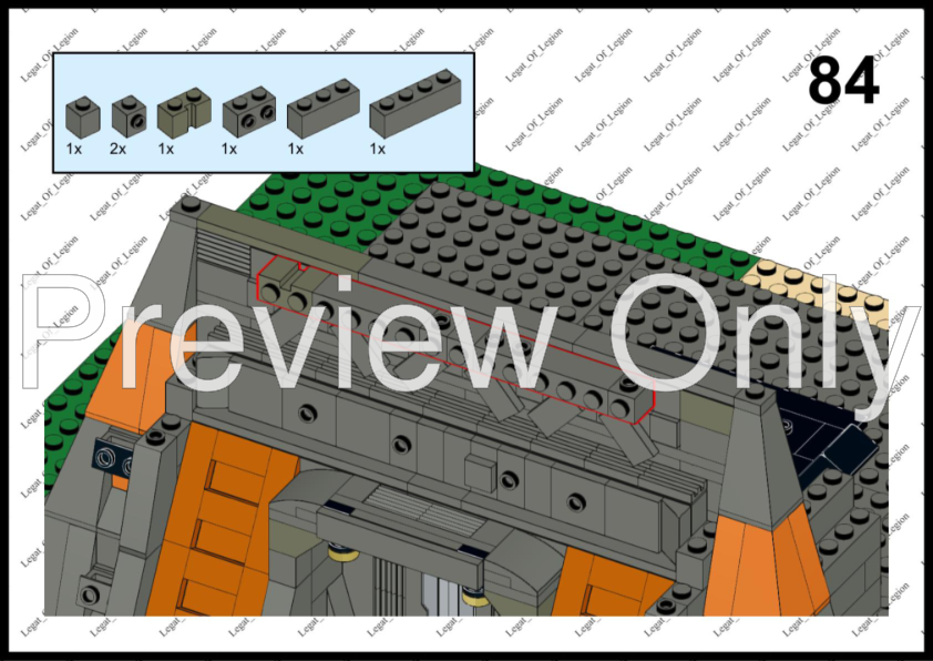 LEGO MOC SW Bunker/Barracks On Scarif by Legat_Of_Legion | Rebrickable ...