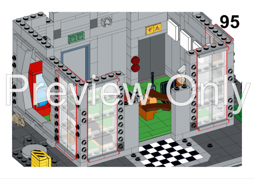 LEGO MOC Daily Bugle Re-Scaled Mod by Stonewall Bricks | Rebrickable ...