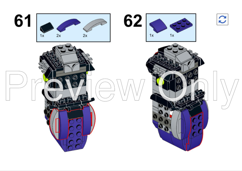 Lego Moc Mewtwo Armoured 2019 Version By Mandroid99 Rebrickable