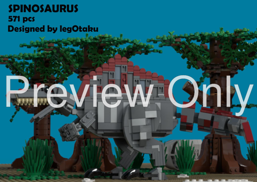 LEGO MOC Spinosaurus by legOtaku | Rebrickable - Build with LEGO