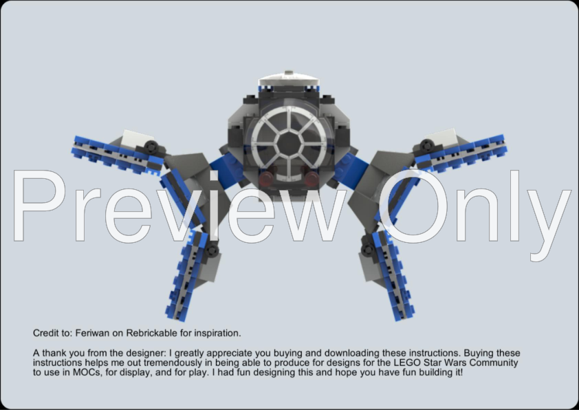 LEGO MOC Classic-Style TIE/D Defender & Protector by ...