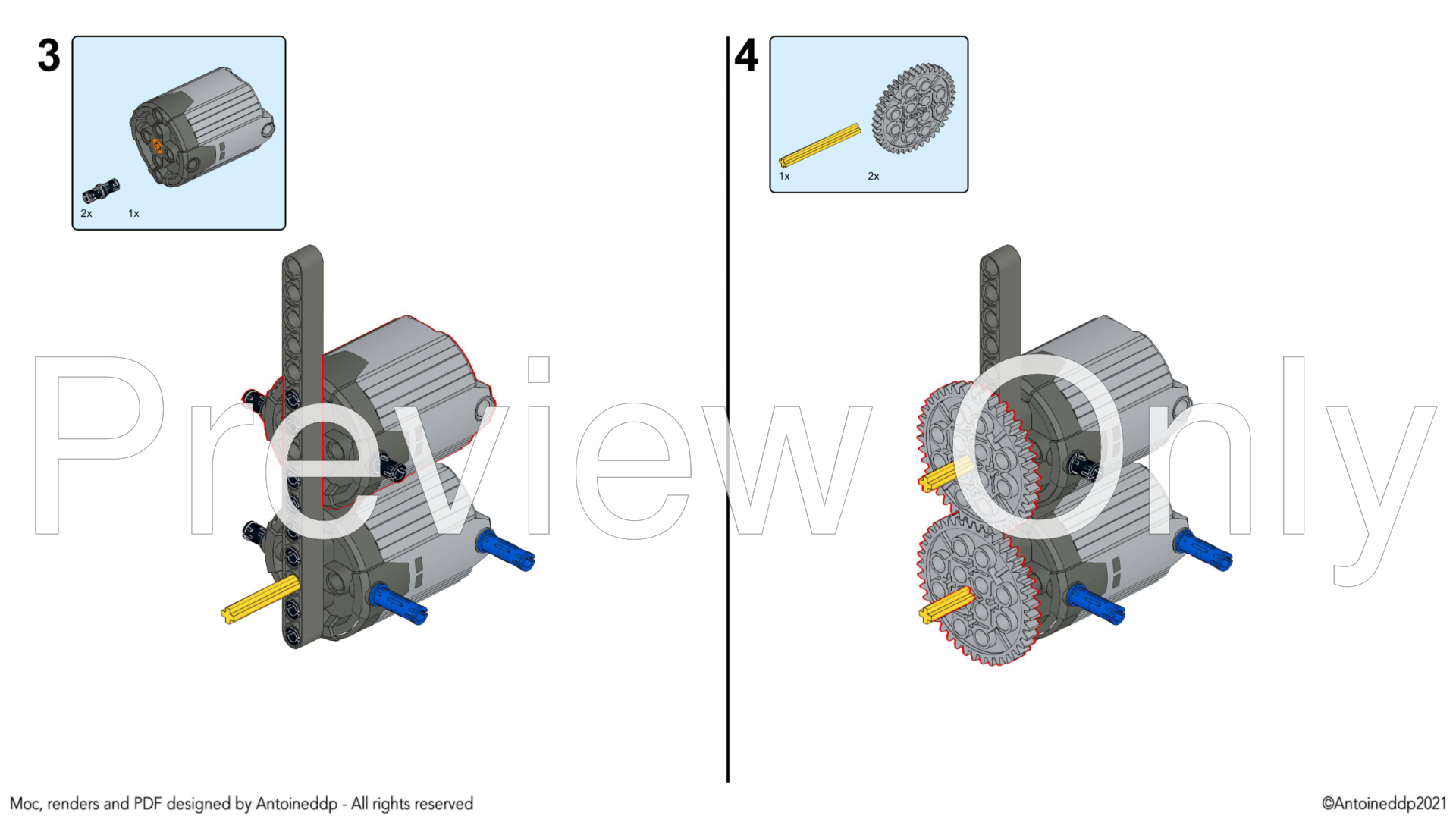LEGO MOC Lego Technic RC Battle Bot by Antoineddp | Rebrickable - Build ...