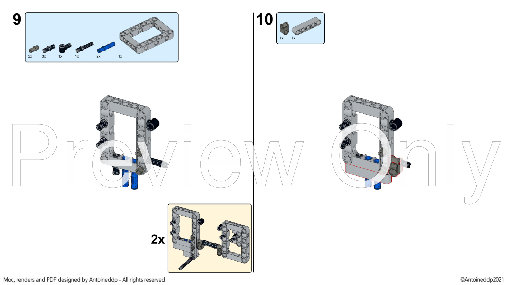 LEGO MOC Lego Technic RC Battle Bot by Antoineddp | Rebrickable - Build ...