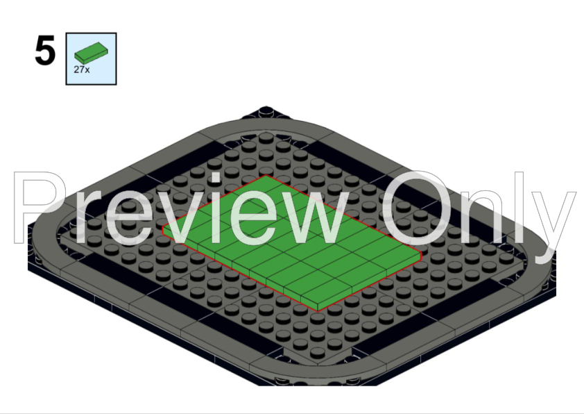 LEGO MOC Allianz Arena by KartenhandlungRothert | Rebrickable - Build ...