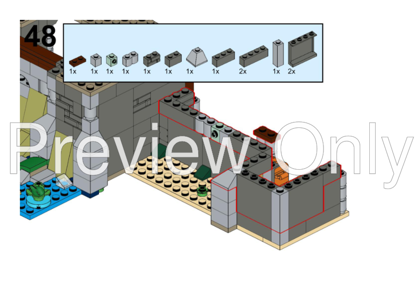 LEGO MOC Black Falcon Knight's Fortress (3x 31120 Alternate Build) by ...