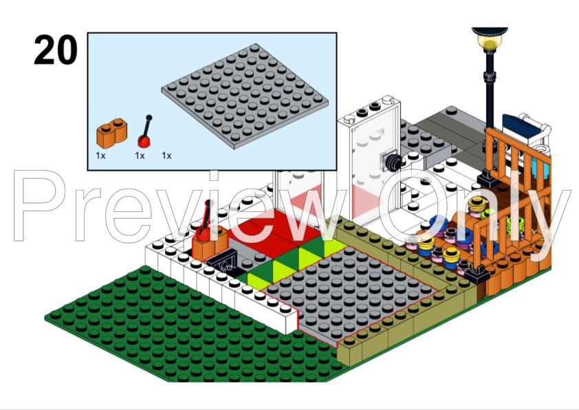 LEGO MOC LEGO MOC Cocktail Bar (31131"Downtown Noodle Shop" Alternative ...