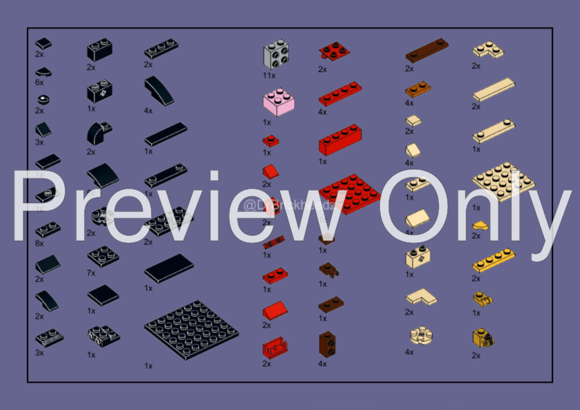 LEGO MOC Gaston (Beauty and the Beast) Custom Brickheadz by ...