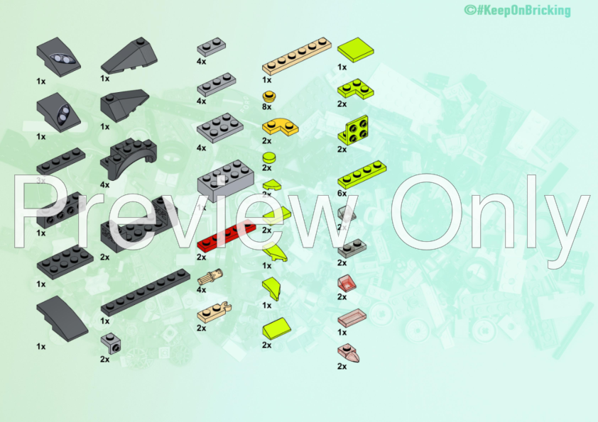 LEGO MOC 76910 10IN1 MOCS by Keep On Bricking | Rebrickable - Build ...