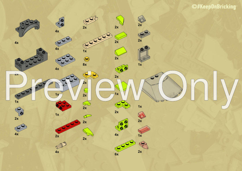 LEGO MOC 76910 Mud Spitter by Keep On Bricking | Rebrickable - Build ...