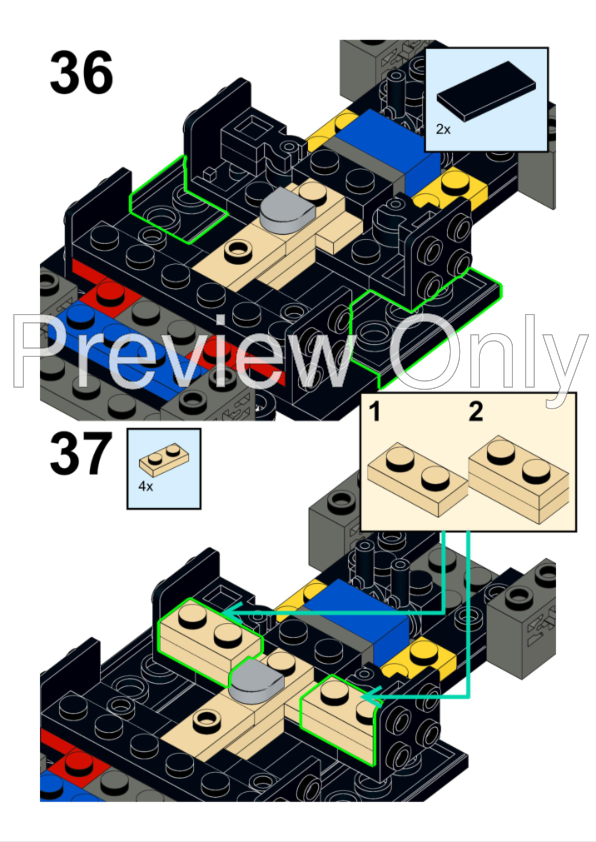 LEGO MOC Ferrari Roma - Black by thegbrix | Rebrickable - Build with LEGO