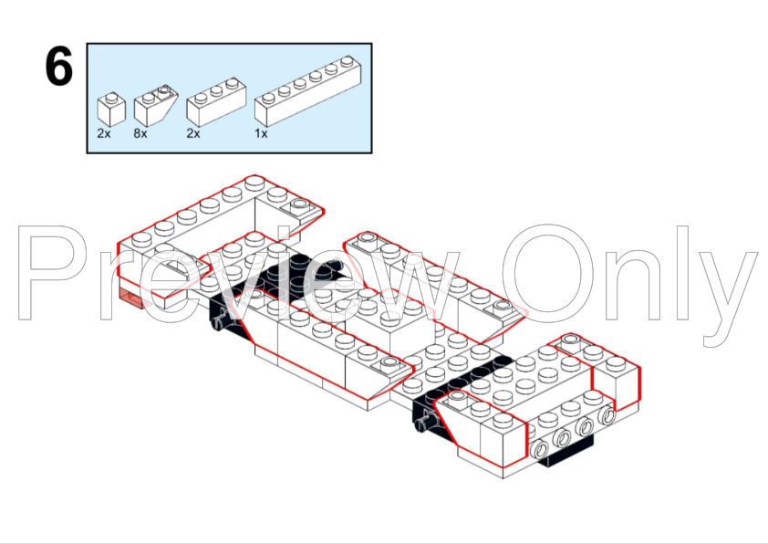 LEGO MOC 6676 - Mobile Command Unit remake by Redness | Rebrickable ...