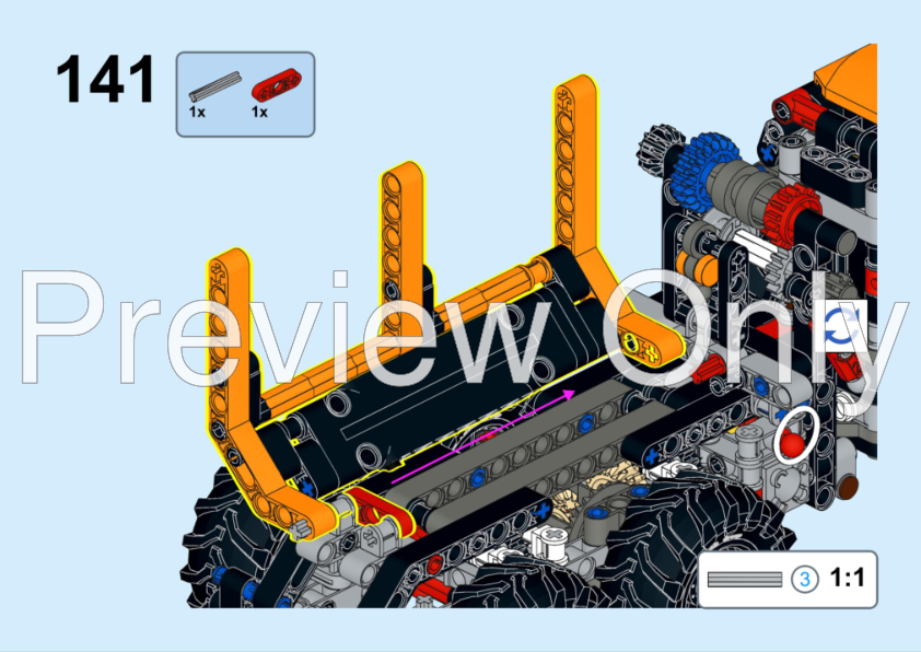 LEGO MOC 42139 Alternate model: Timber truck by Anton Kablash ...