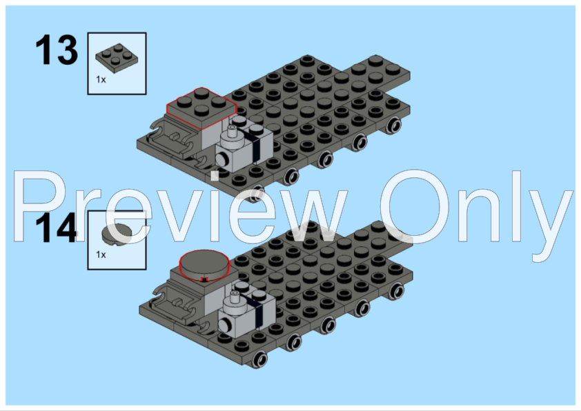 LEGO MOC BMD-1, BTR-D, 2S9 Nona by eattoaster | Rebrickable - Build ...
