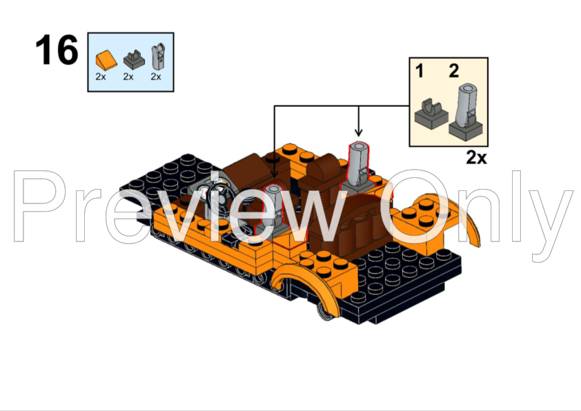 LEGO MOC-118214 Ponty GTO The Judge by IBrickedItUp | Rebrickable ...