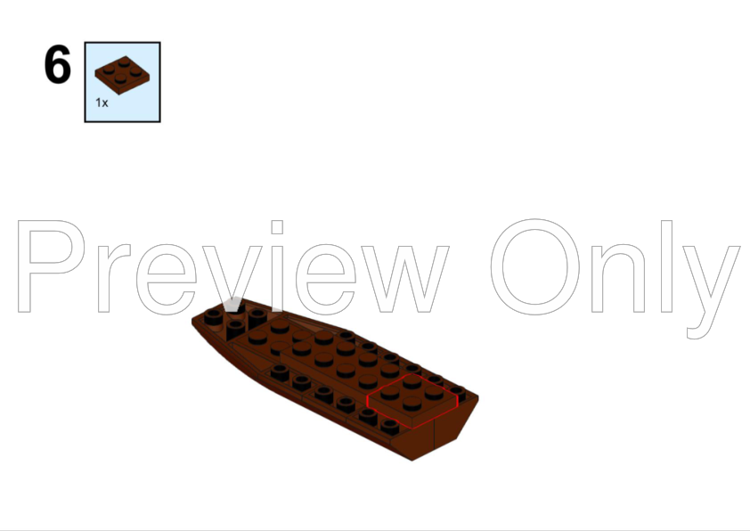 LEGO MOC Micro Pirate Ship by Lego_things_and_stuff | Rebrickable ...