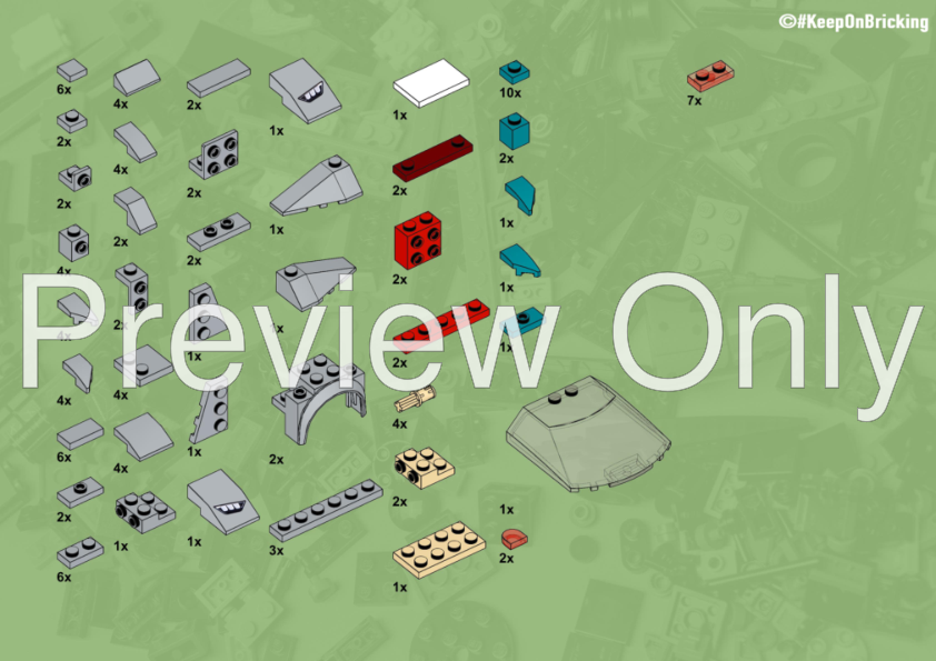 LEGO MOC 76909 Project 10 by Keep On Bricking | Rebrickable - Build ...