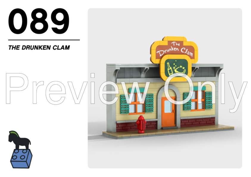 LEGO MOC The Drunken Clam by OneBrickPony | Rebrickable - Build with LEGO