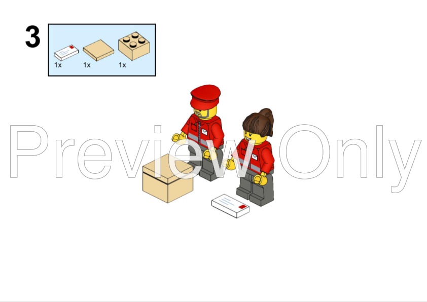 LEGO MOC Post Office and Delivery Van by Tanner2020 | Rebrickable ...